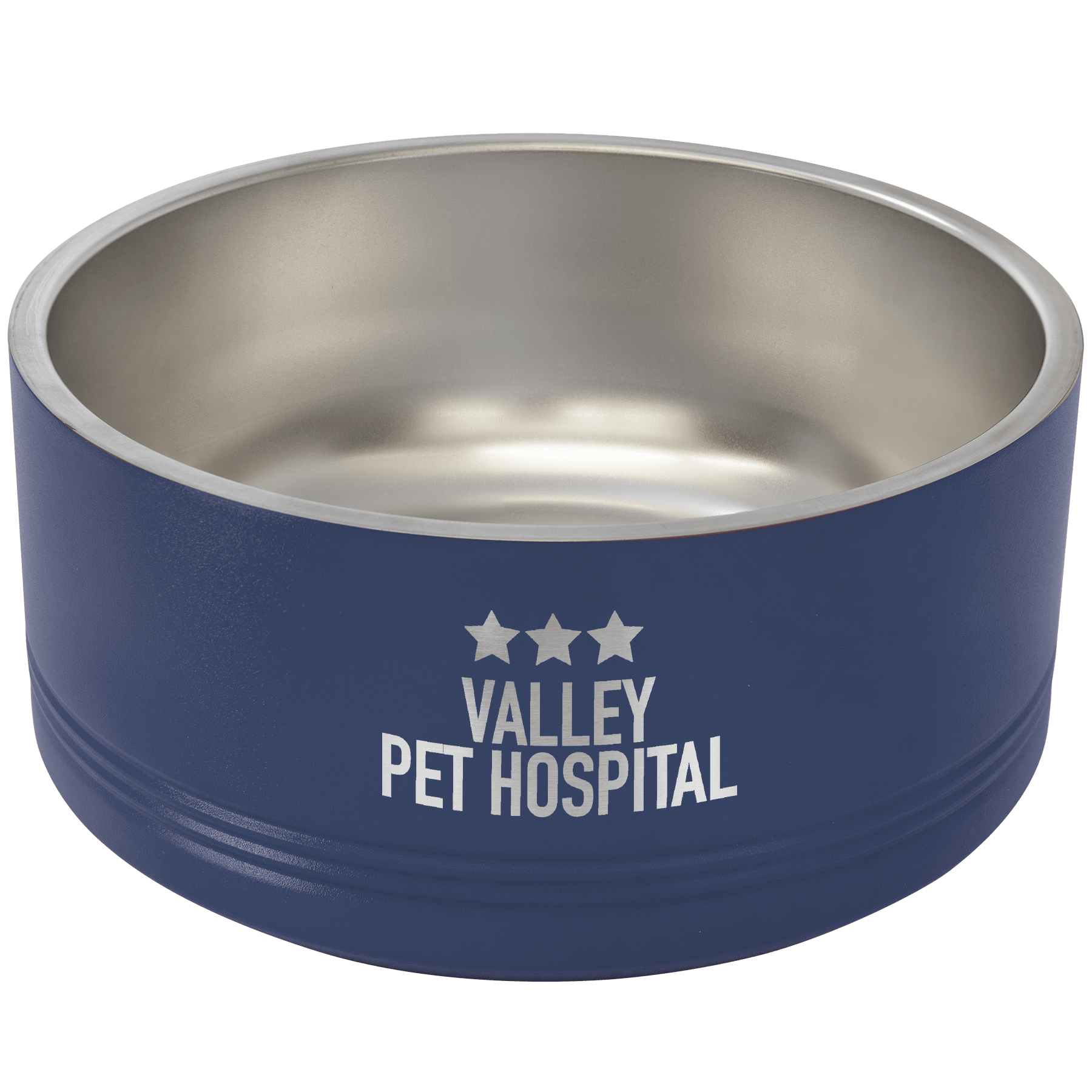Polar Camel 64 oz. Large Navy Blue Pet Bowl - Summer Time Pet Salon